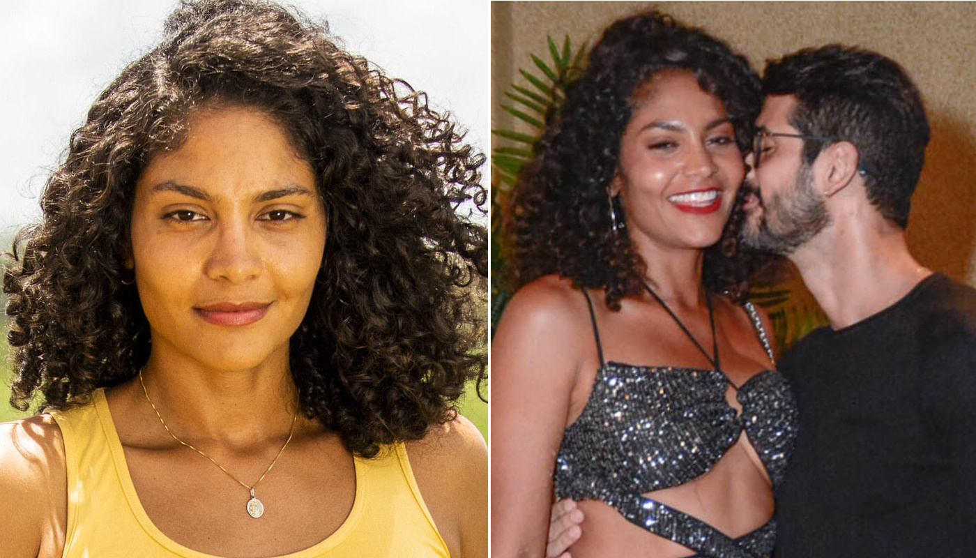 Barbara Reis posa ao lado de noivo em evento: atriz é a protagonista de ...