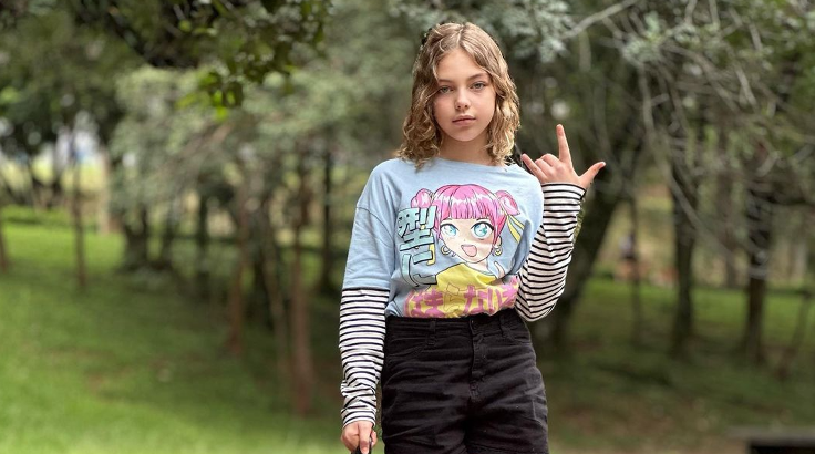 Filha de Sheila Mello e Fernando Scherer, Brenda já tem 9 anos e parece ...