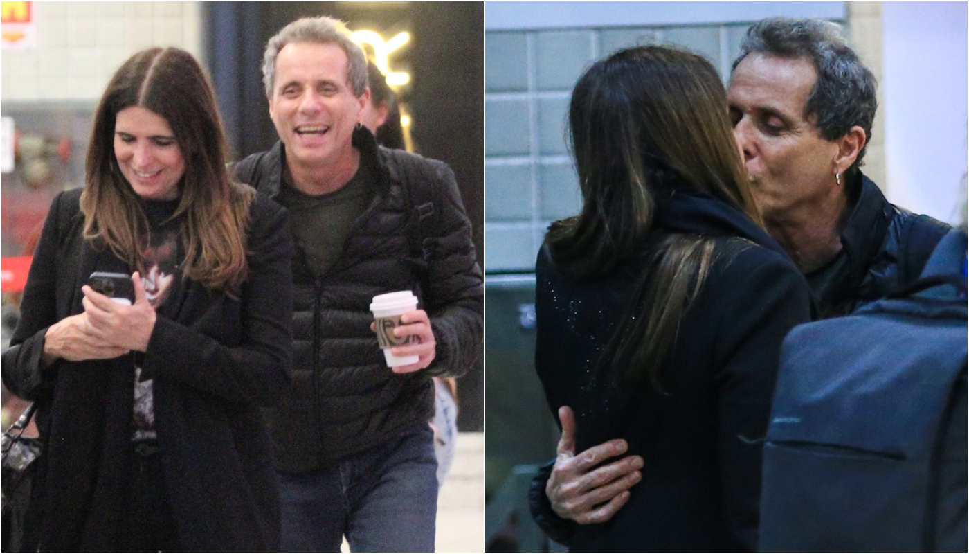 Malu Mader troca beijos com Tony Bellotto em aeroporto: estão juntos há ...